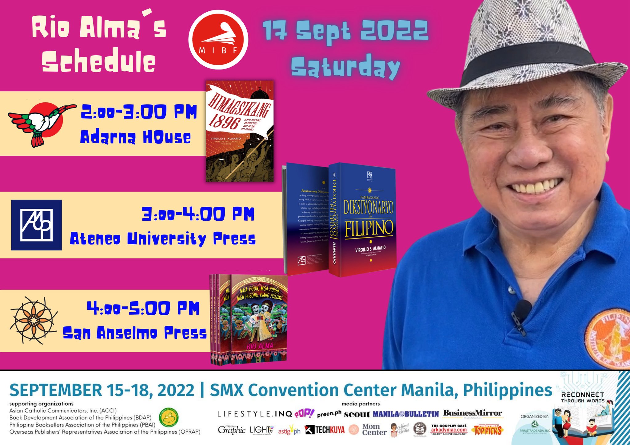 Paanyaya ni Rio Alma para sa MIBF – Linangan sa Imahen, Retorika, at ...