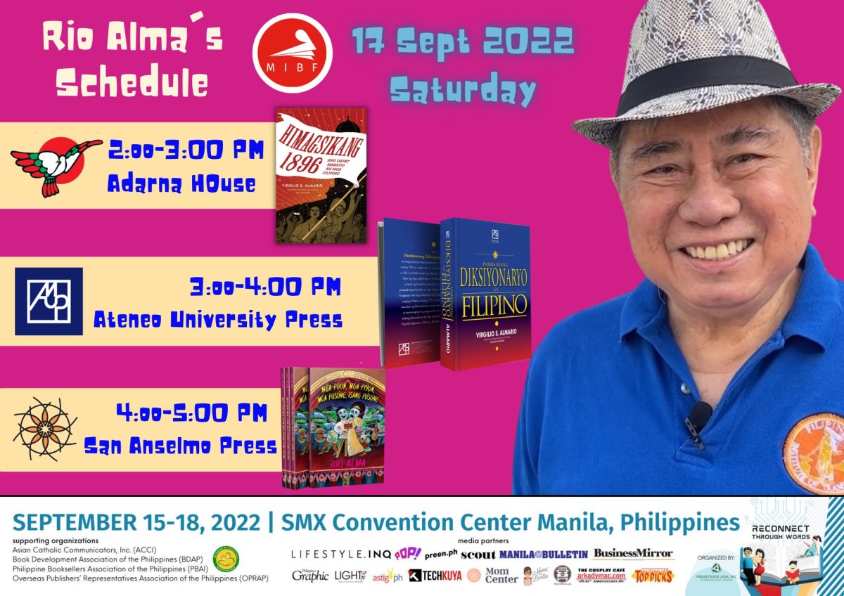 Paanyaya ni Rio Alma para sa MIBF – Linangan sa Imahen, Retorika, at ...