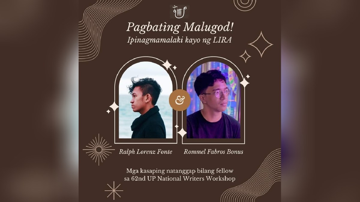 Pagbati sa ating mga ka-LIRA! – Linangan sa Imahen, Retorika, at Anyo ...